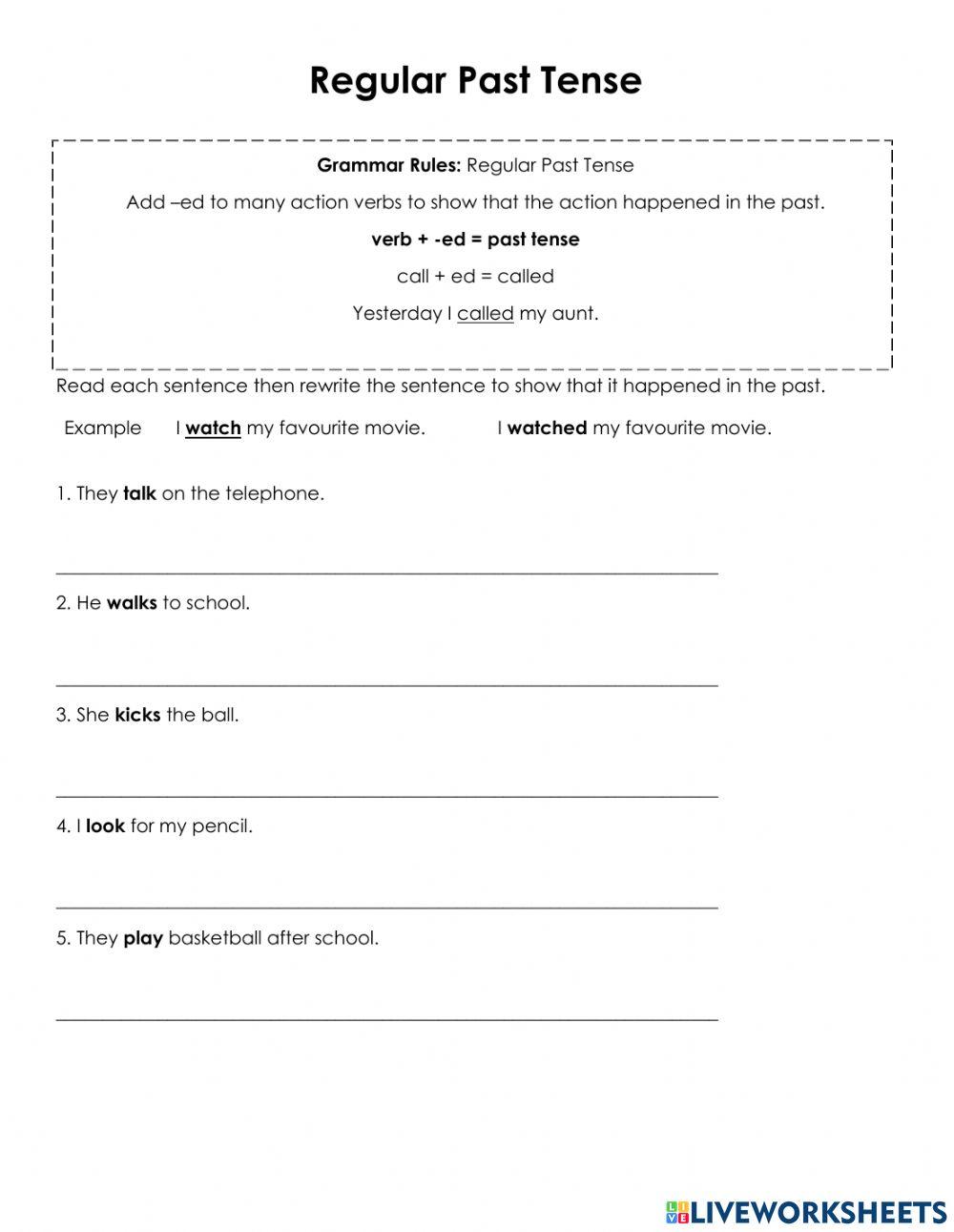 Regular Past Tense 908669 | Chris Nicholson | Live