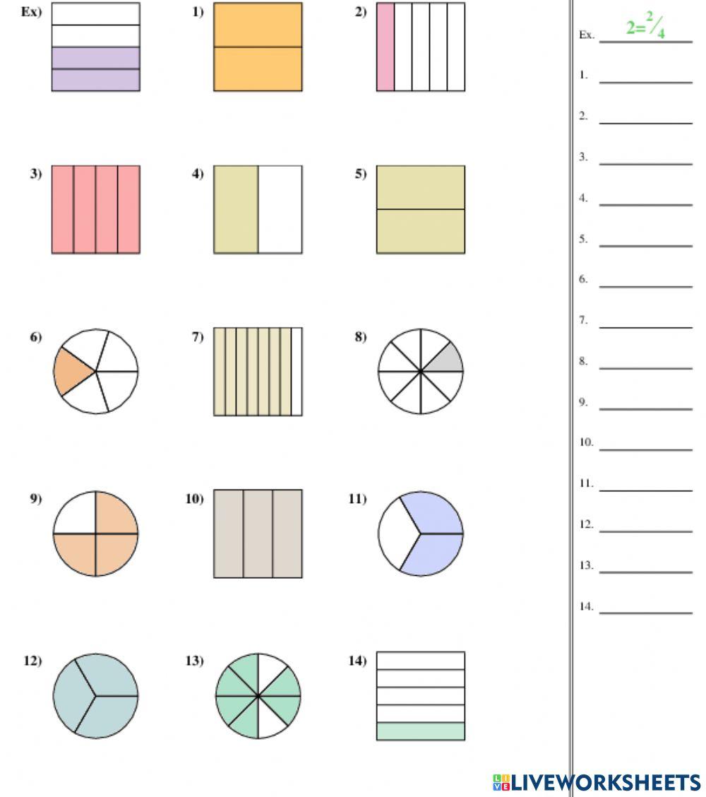 Fractii | Free Interactive Worksheets | 909260
