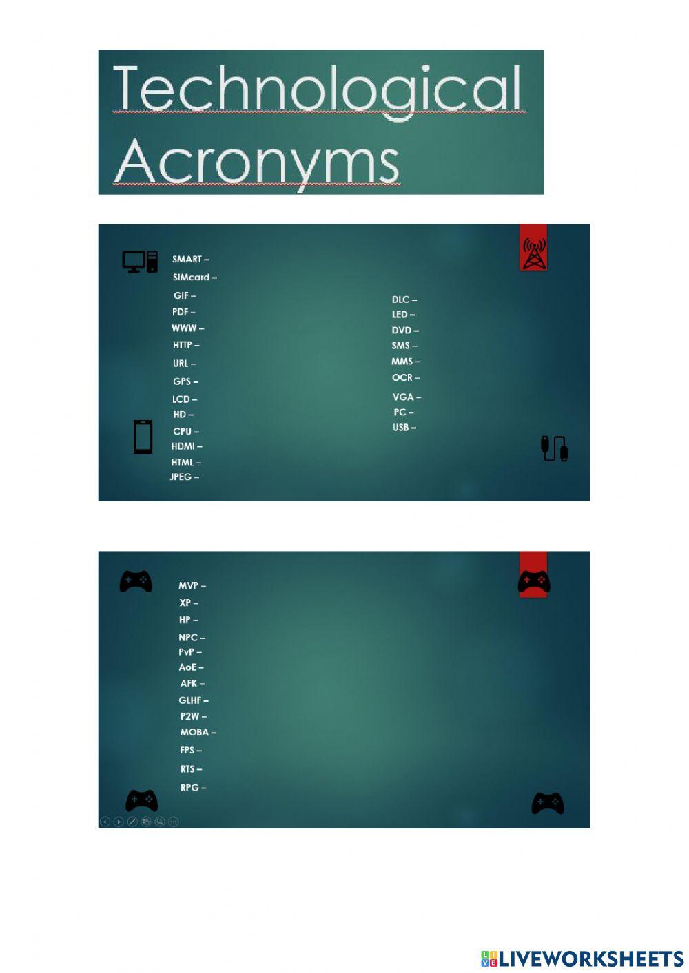 910222 | Technological Acronyms | Maria Teresa Vaz rei