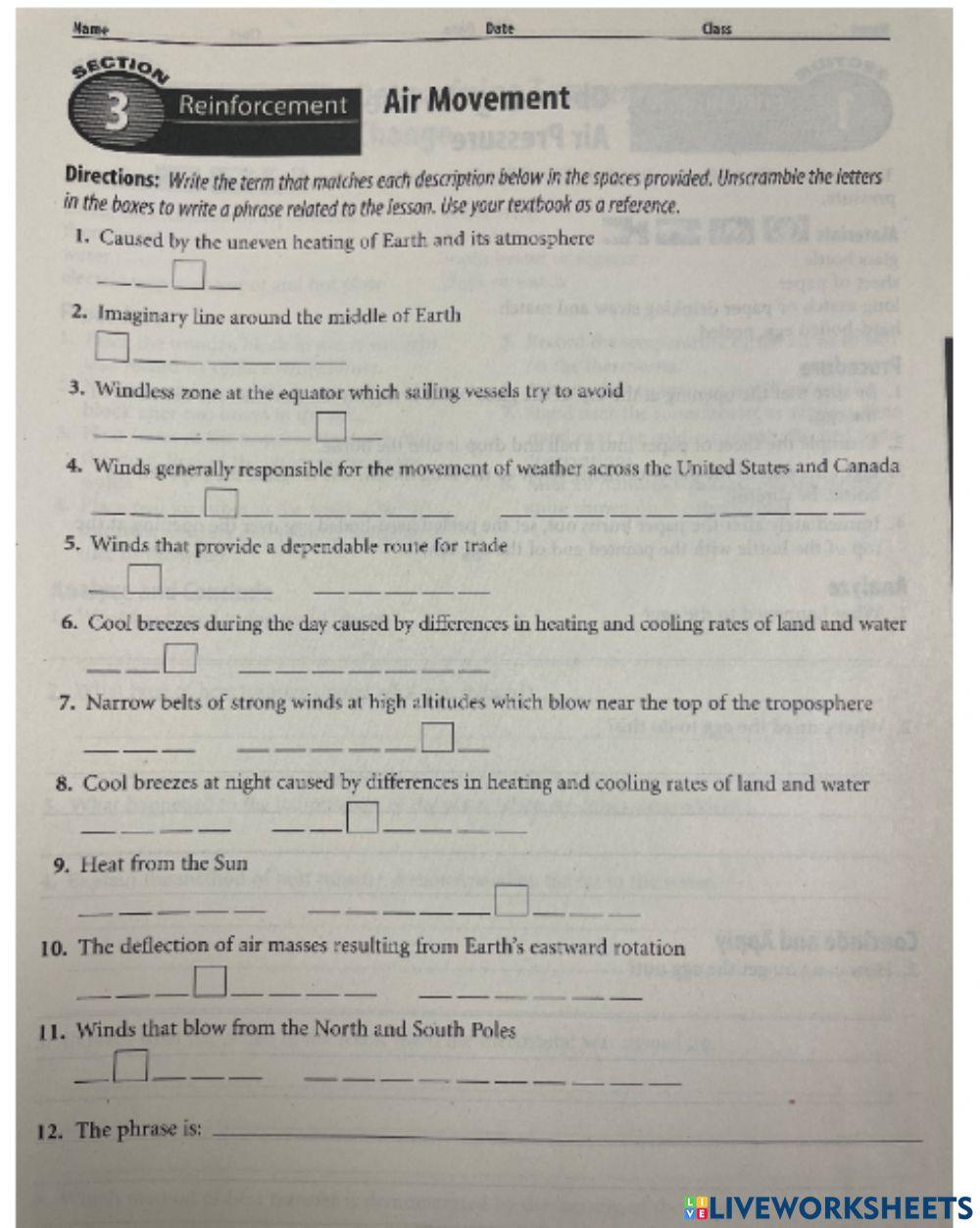 4958172 | Air Movement | lavita odom | LiveWorksheets