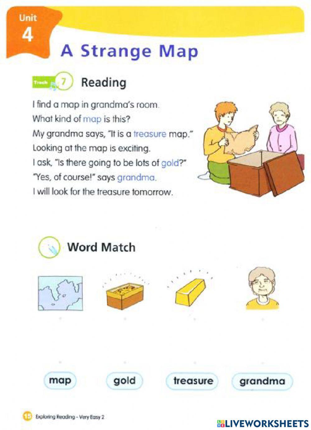 Strange Map worksheet | Live Worksheets