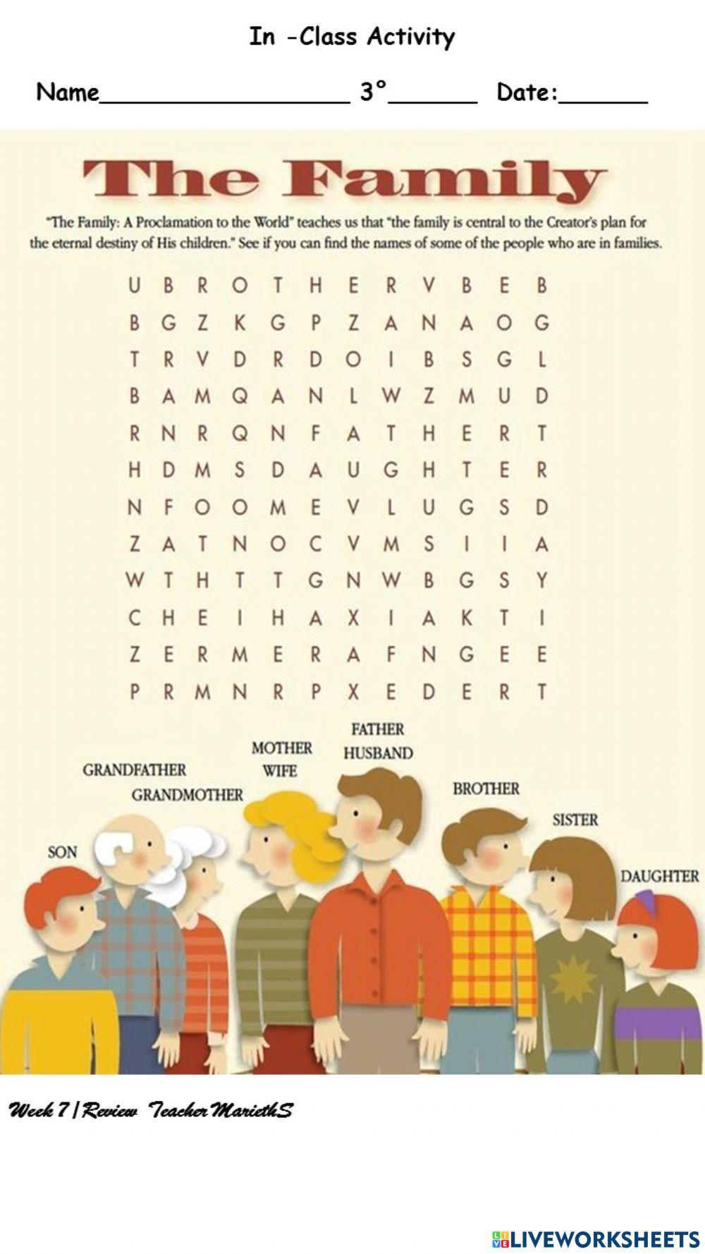 Wordsearch-review family 913994 | Mari0522 | Live