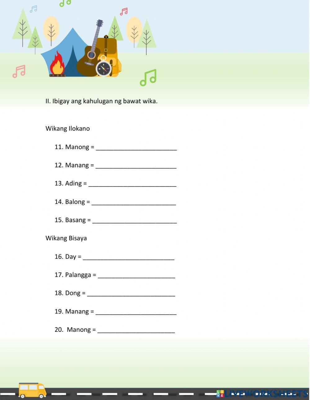 4959349 | AP 3 TEST 2 | Reyca Reyes | LiveWorksheets