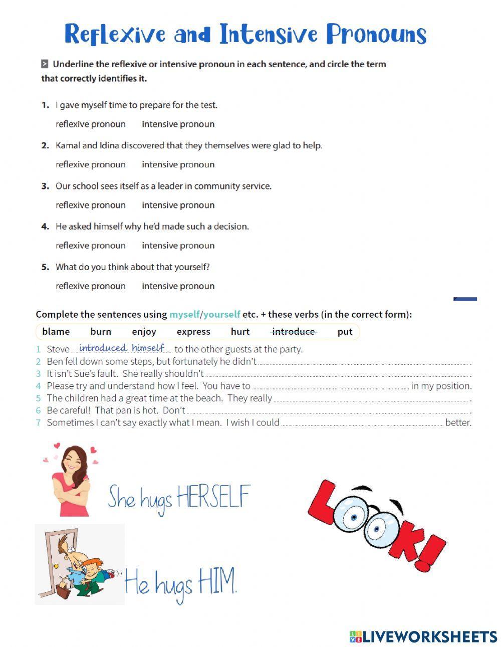 Reflexive And Intensive Pronouns Interactive Worksheet Live Worksheets reflexive-and-intensive-pronouns-interactive-worksheet-live-worksheets