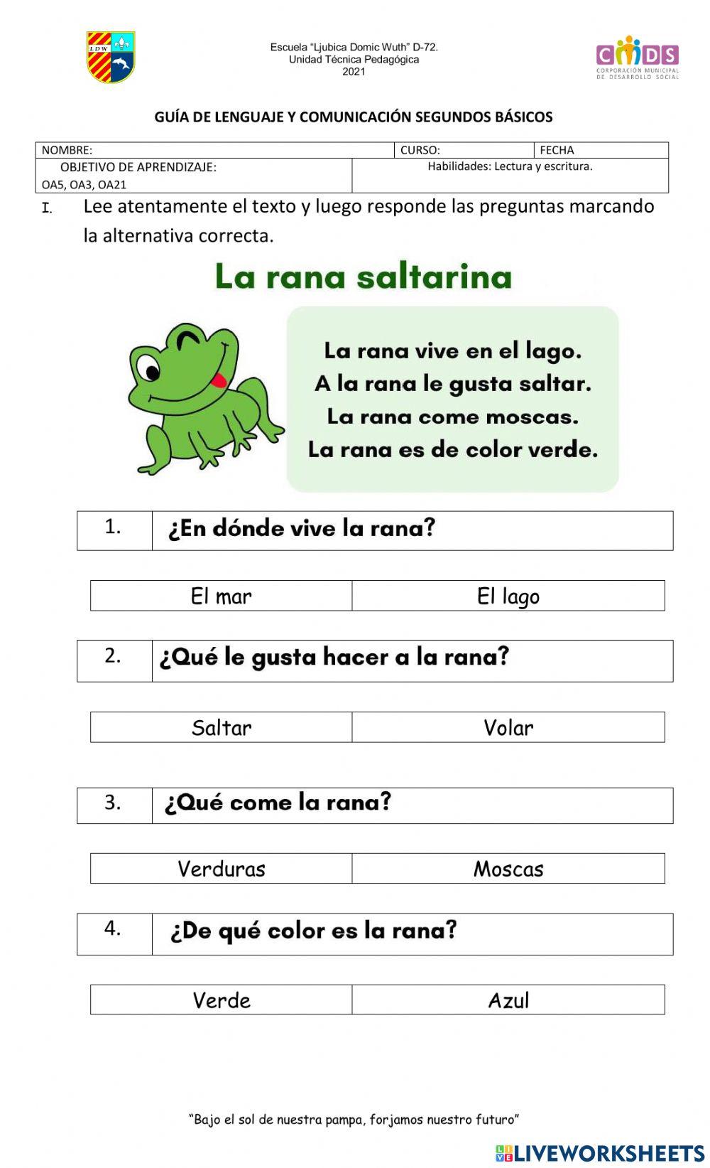 Letra R, lectura inicial worksheet | Live Worksheets