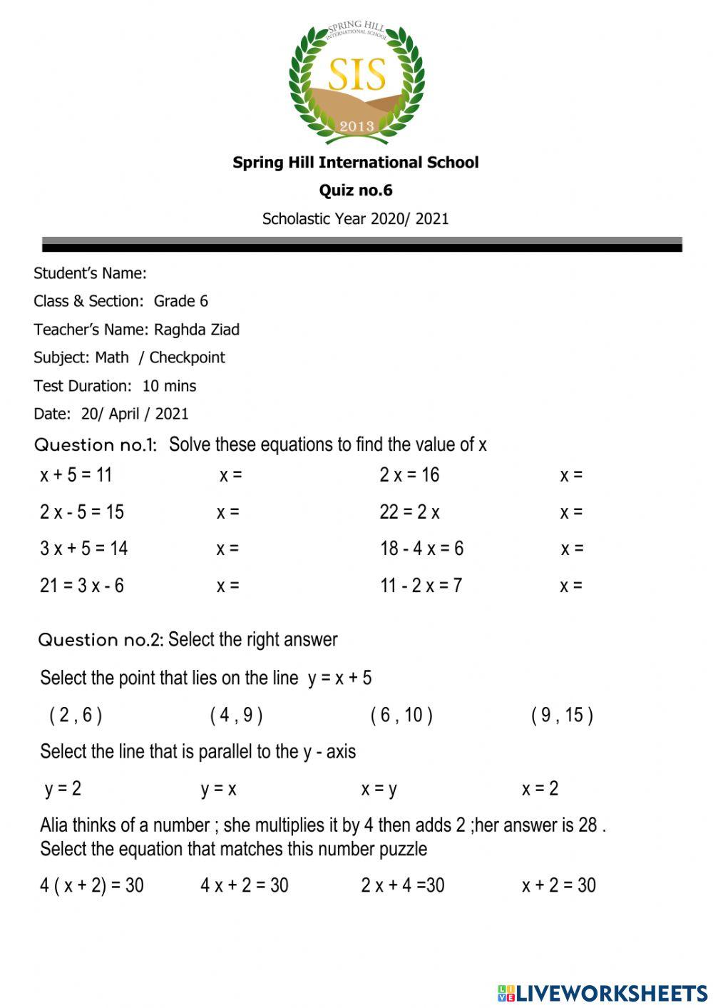 Linear Equation Free Interactive Worksheets 918253 linear-equation-free-interactive-worksheets-918253
