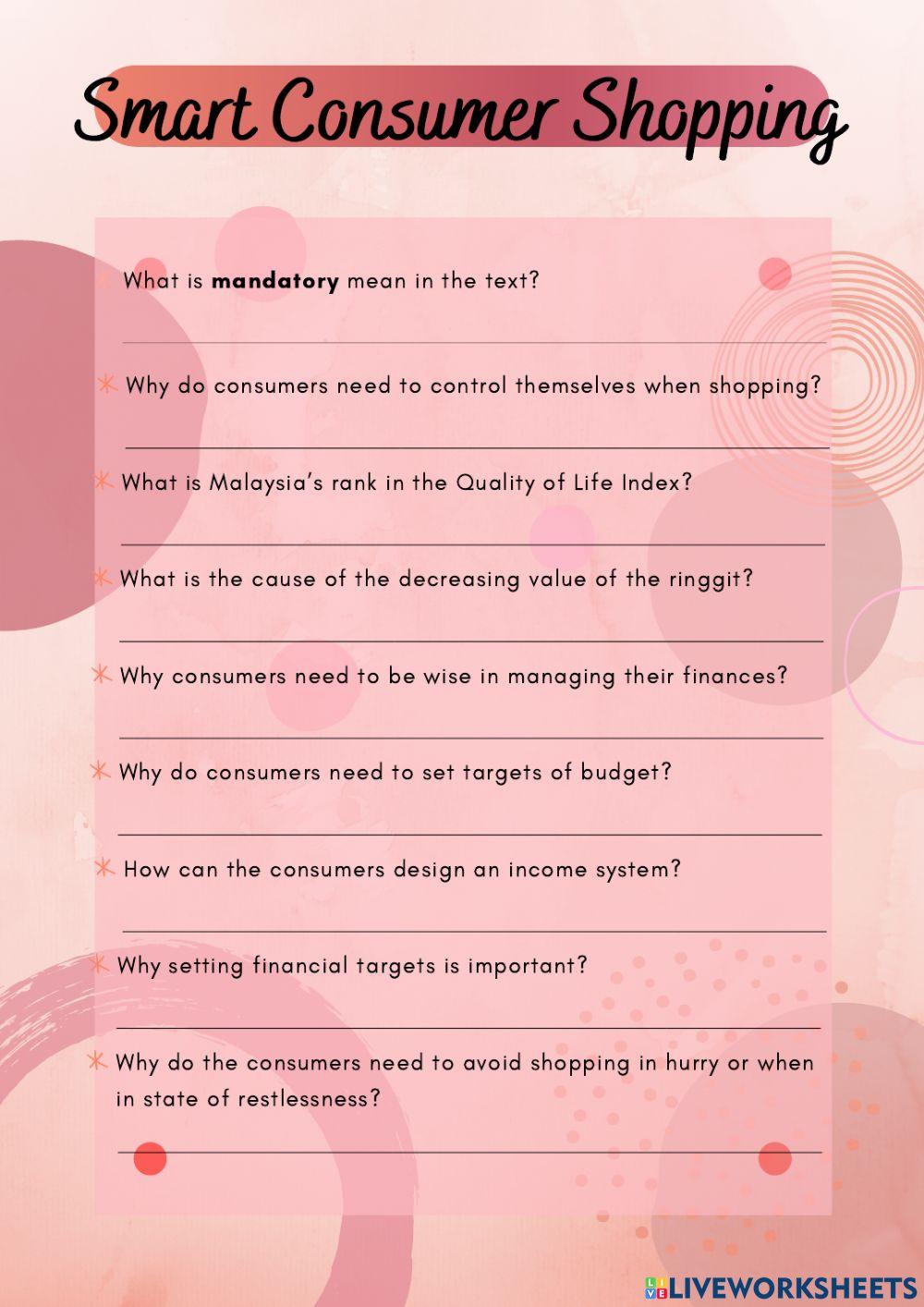 Topic 4: Smart Plan, Better Future worksheet | Live Worksheets