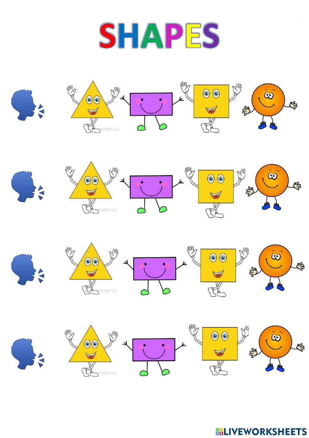 919513 | Shapes | yexi | LiveWorksheets