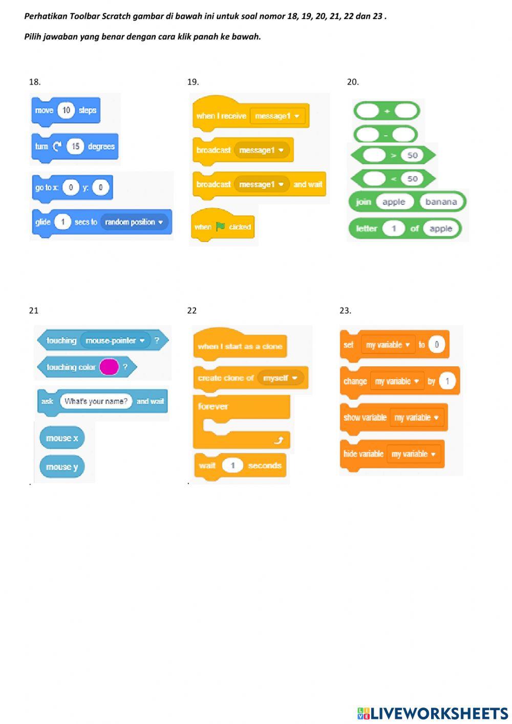 Informatika interactive worksheet | Live Worksheets