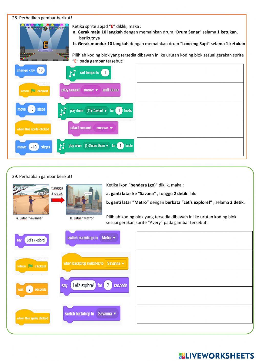 Informatika interactive worksheet | Live Worksheets