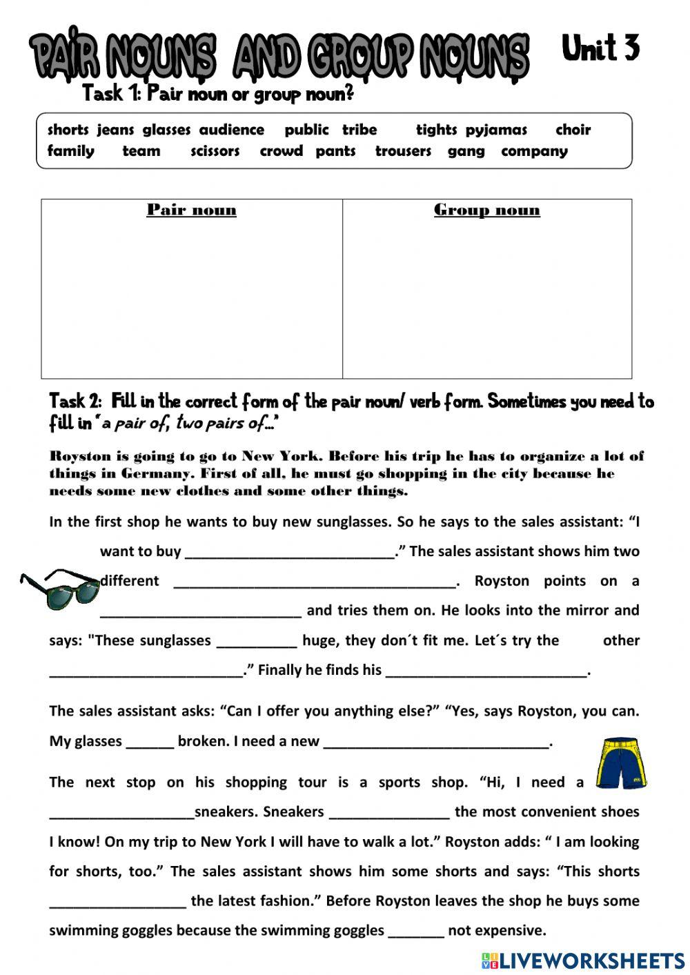 Pair and group … | Free Interactive Worksheets | 4963266
