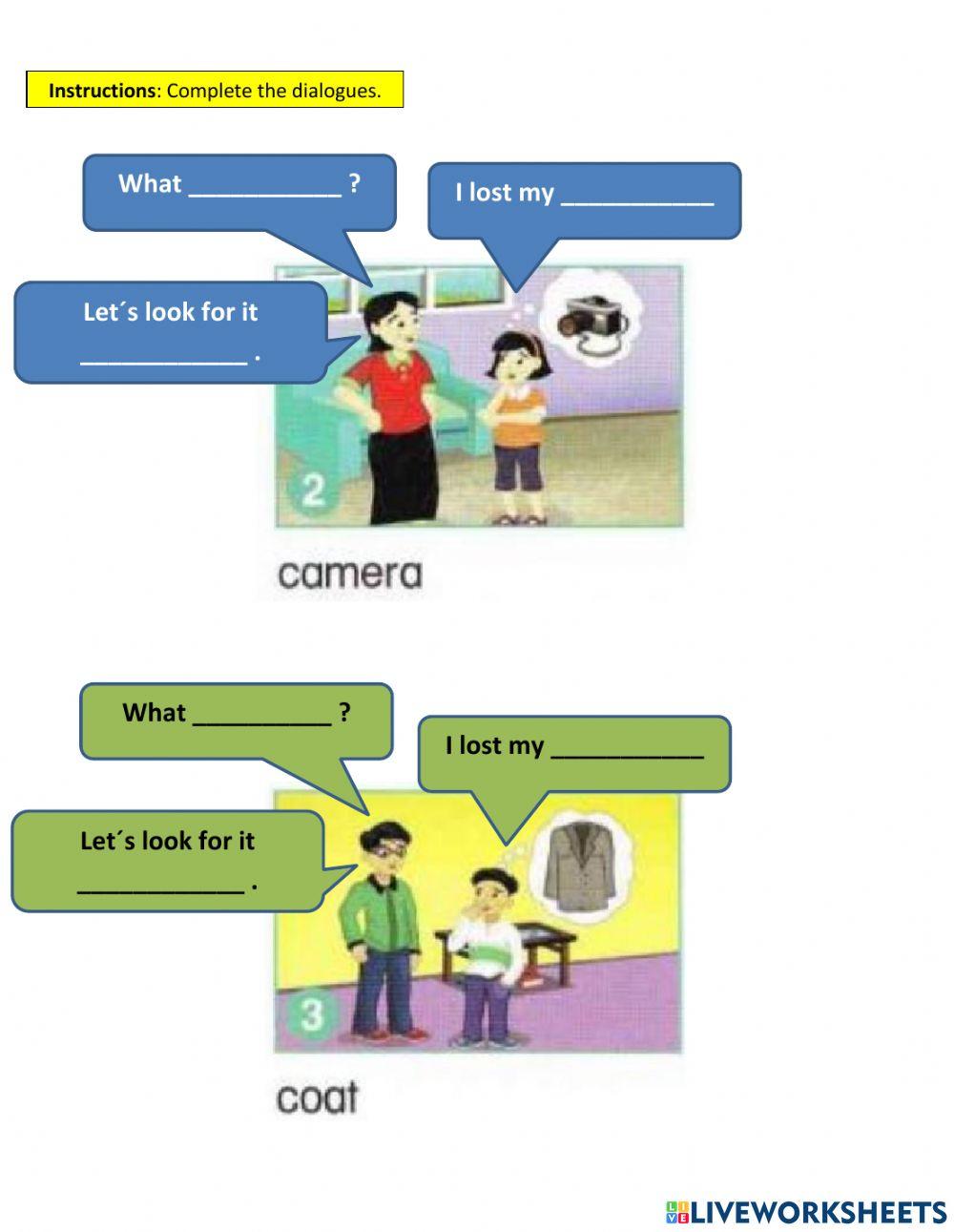 What happened? | Free Interactive Worksheets | 920801