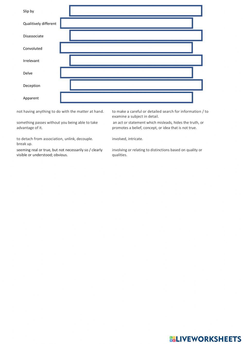 The Language of Lying online exercise for | Live Worksheets