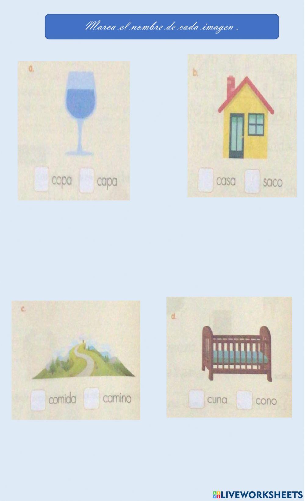 Letra c | Free Interactive Worksheets | 921786