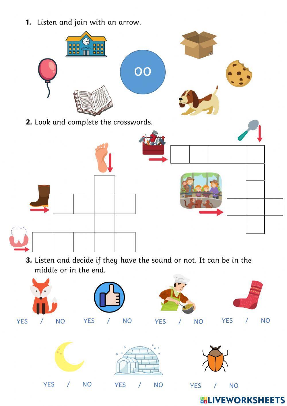 921911 | Oo sound | Lulu Viviani | LiveWorksheets