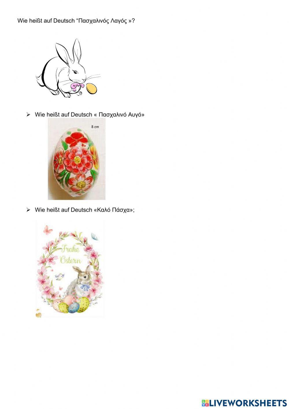 Ostern online exercise for | Live Worksheets