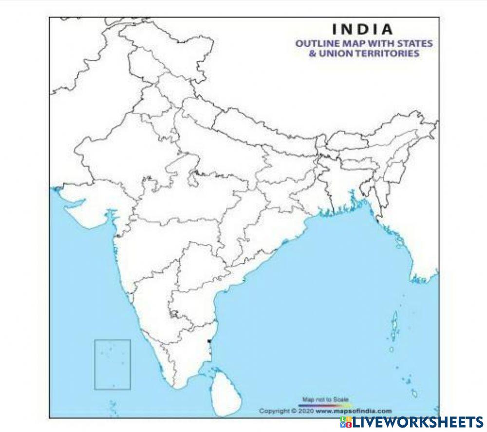 states of india activity | Live Worksheets