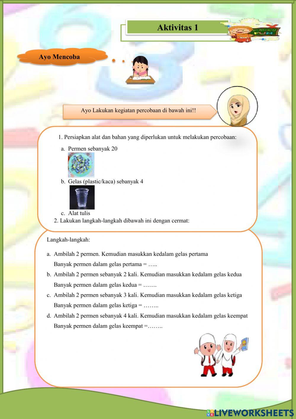 Kelipatan Bilangan worksheet | Live Worksheets