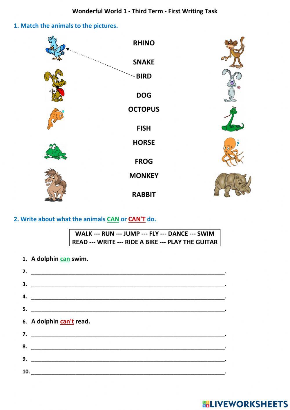 Wonderful World… | Free Interactive Worksheets | 1585854