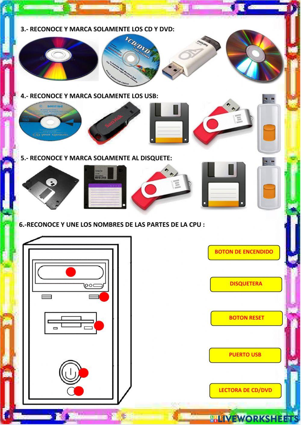 Actividad online worksheet for computacion | Live Worksheets