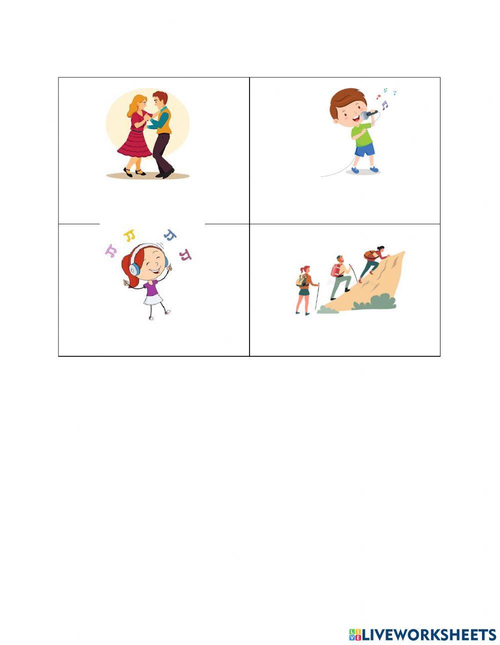 B Class-Hobbies worksheet | Live Worksheets