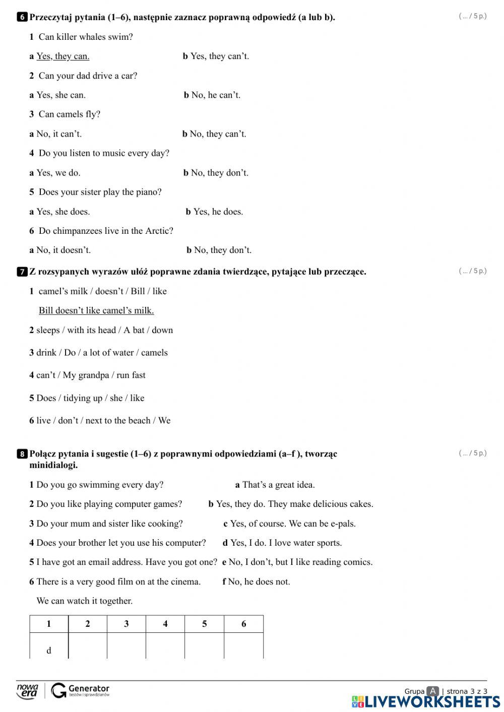 Junior Explorer… | Free Interactive Worksheets | 4966904