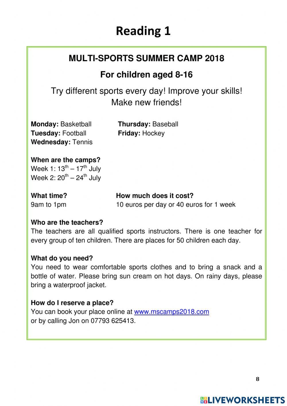 6º Evaluación de Programas de Aprendizaje en Lenguas Extranjeras interactive worksheet | Live ...