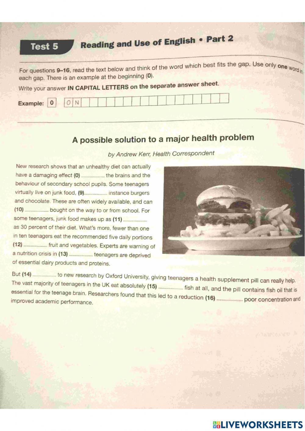 FCE - practice … | Free Interactive Worksheets | 876462