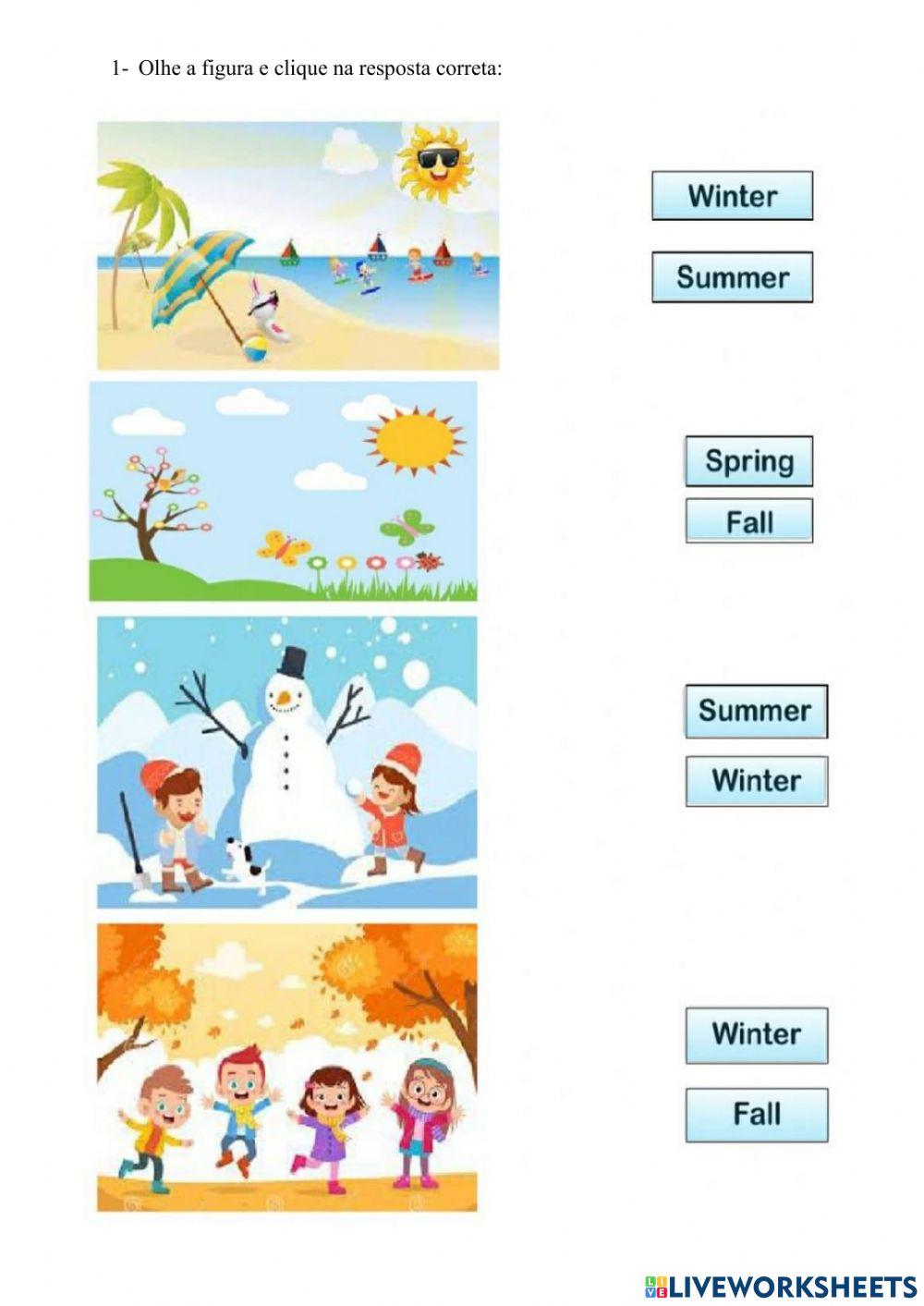 Seasons 876817 | Anna Carolina | LiveWorksheets