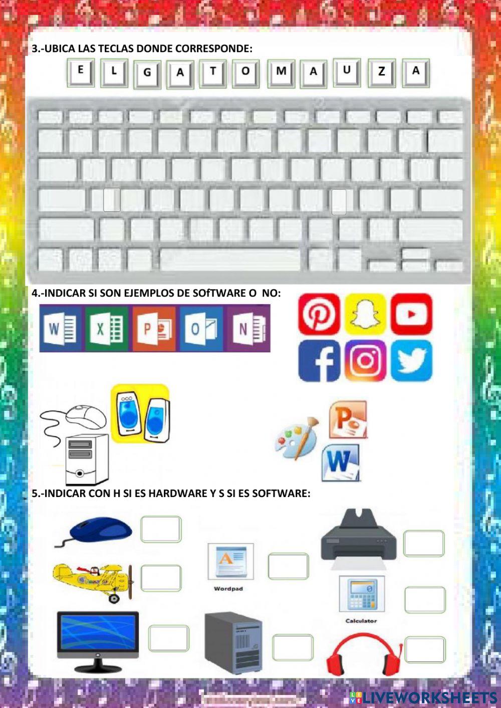 Actividad online activity for computacion | Live Worksheets