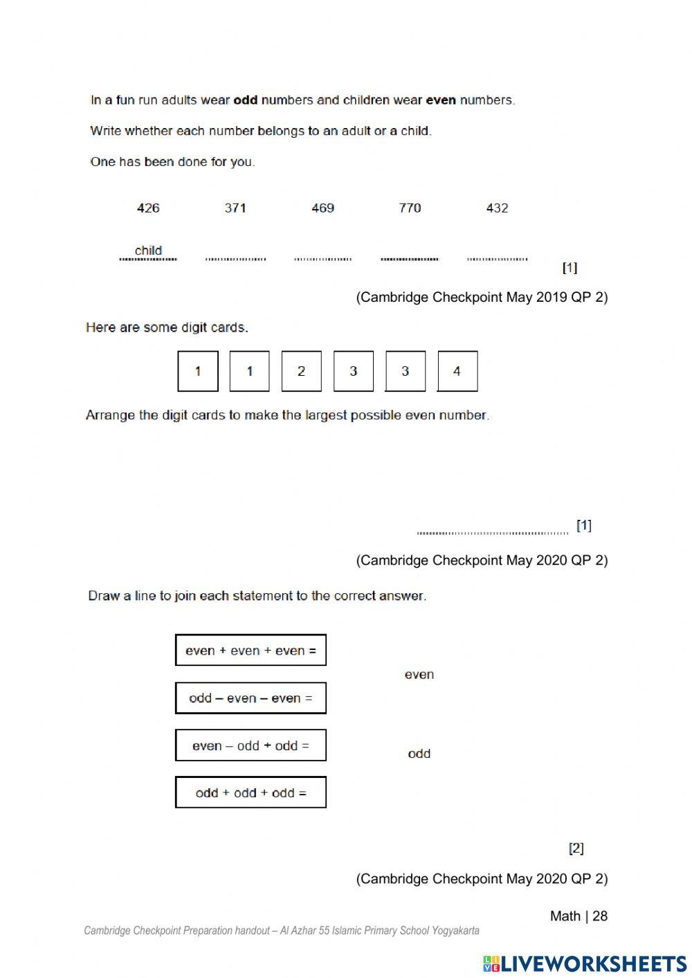 CPIP Math 6 (page 24-28) worksheet | Live Worksheets