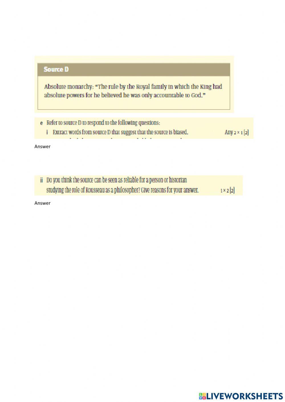 Topic 3 Test | Free Interactive Worksheets | 927651