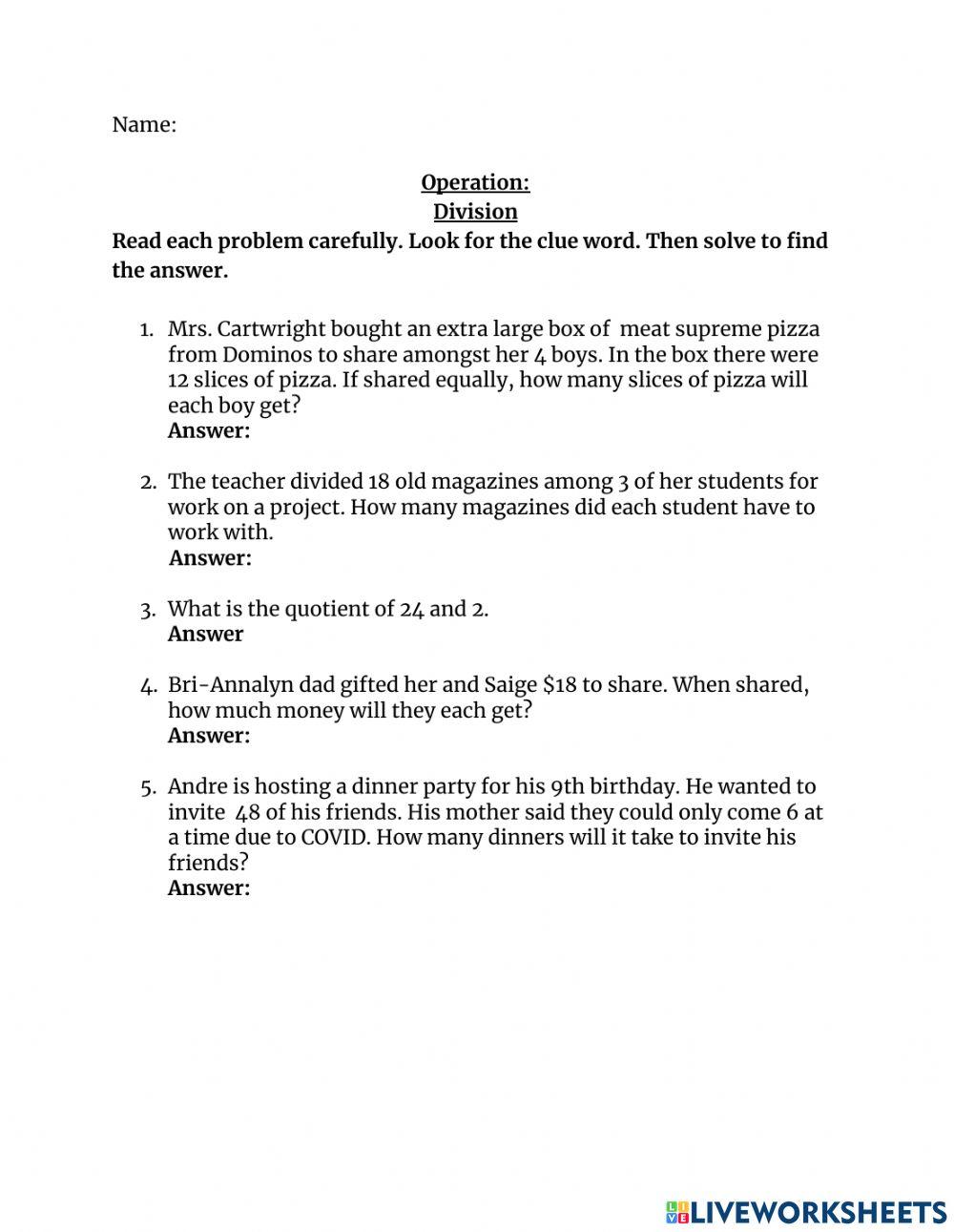division-facts-problem-solving-worksheet-live-worksheets