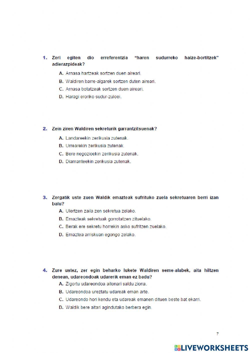 Ed 1 928499 | AmaiaBlanco | LiveWorksheets