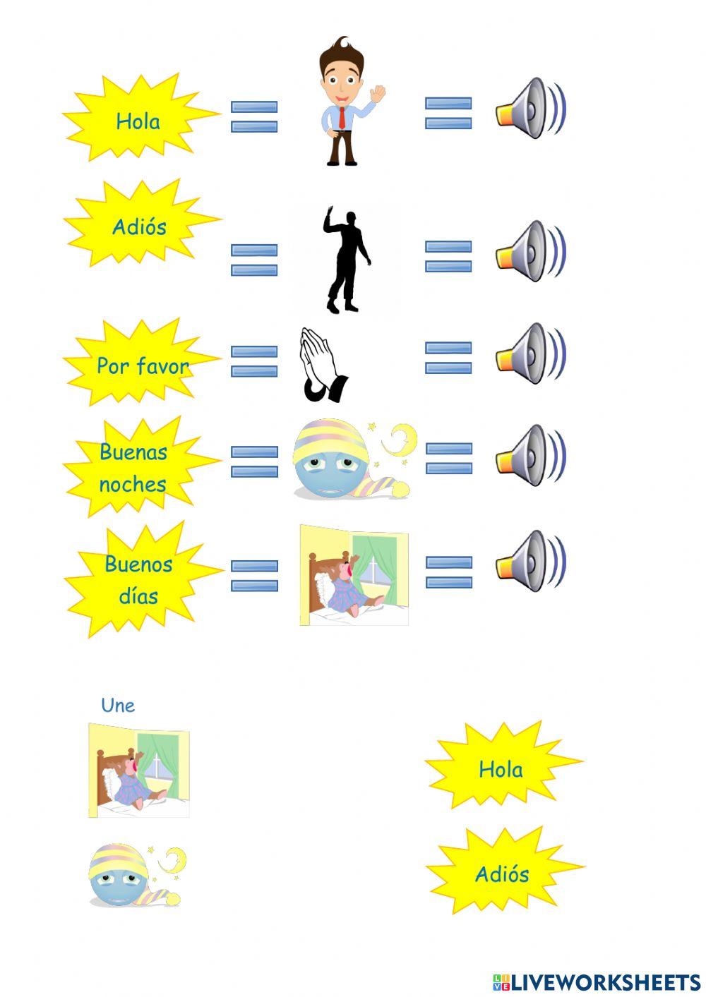 Palabras mágicas online worksheet | Live Worksheets