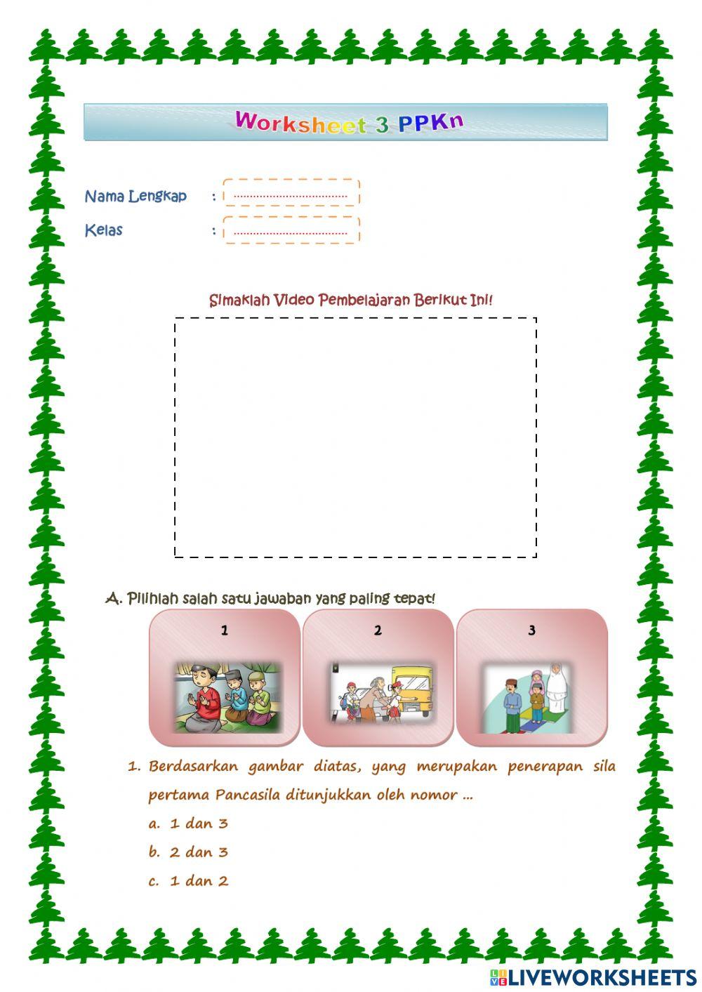 Tes 3 exercise | Live Worksheets