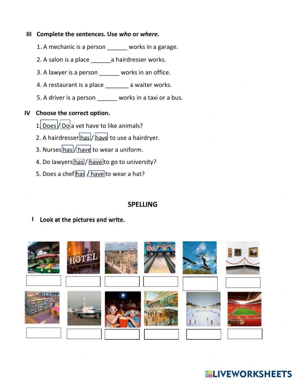 Fourth level te… | Free Interactive Worksheets | 931085