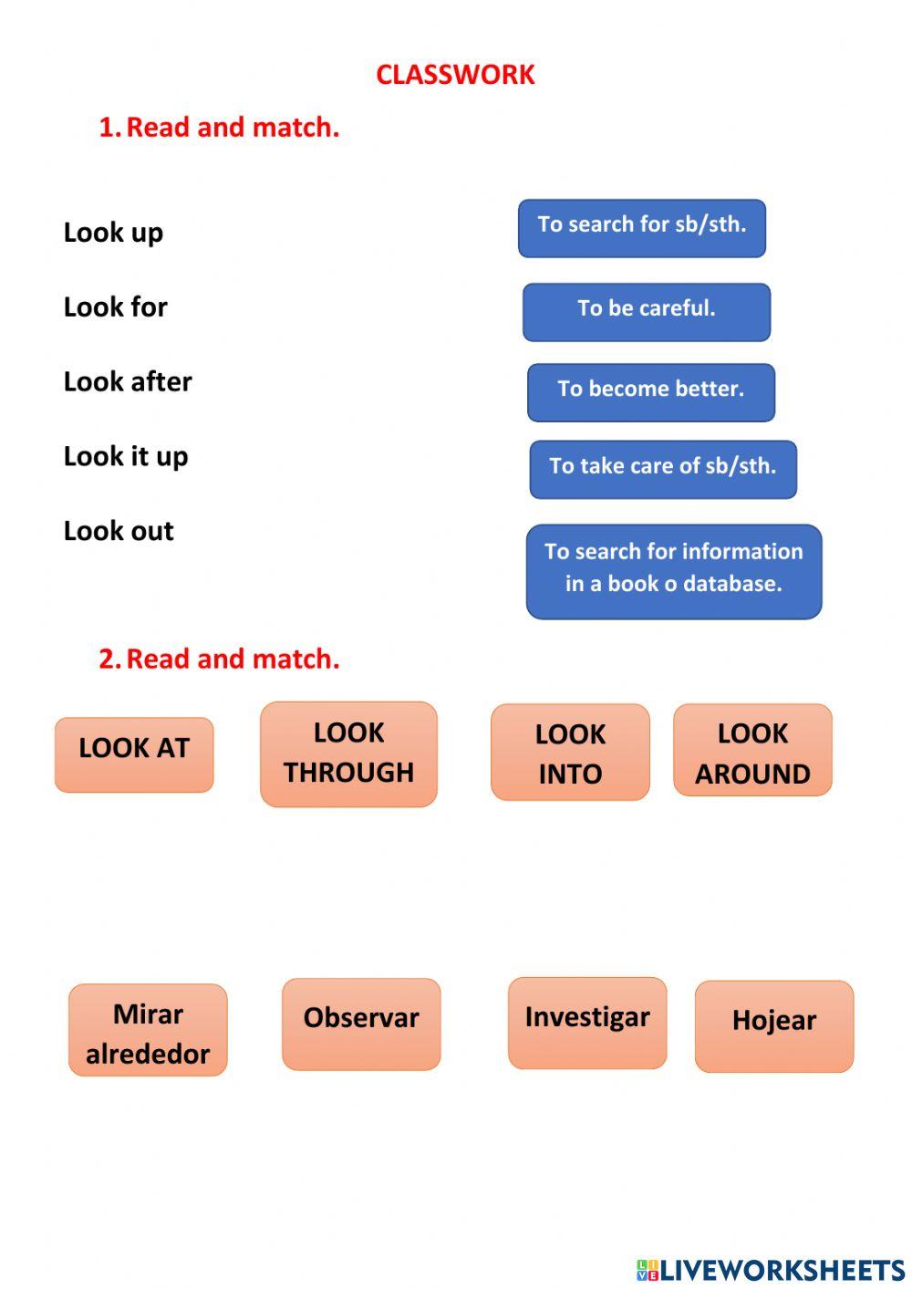 931832 | Phrasal verbs and making suggestions | Kary