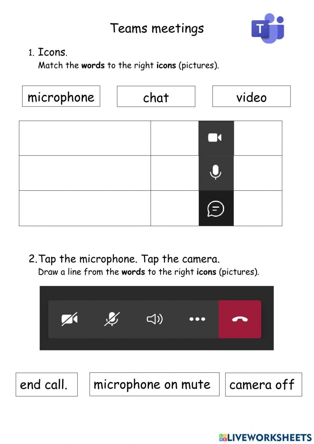Using Teams for online classes - mute, video, chat activity | Live ...
