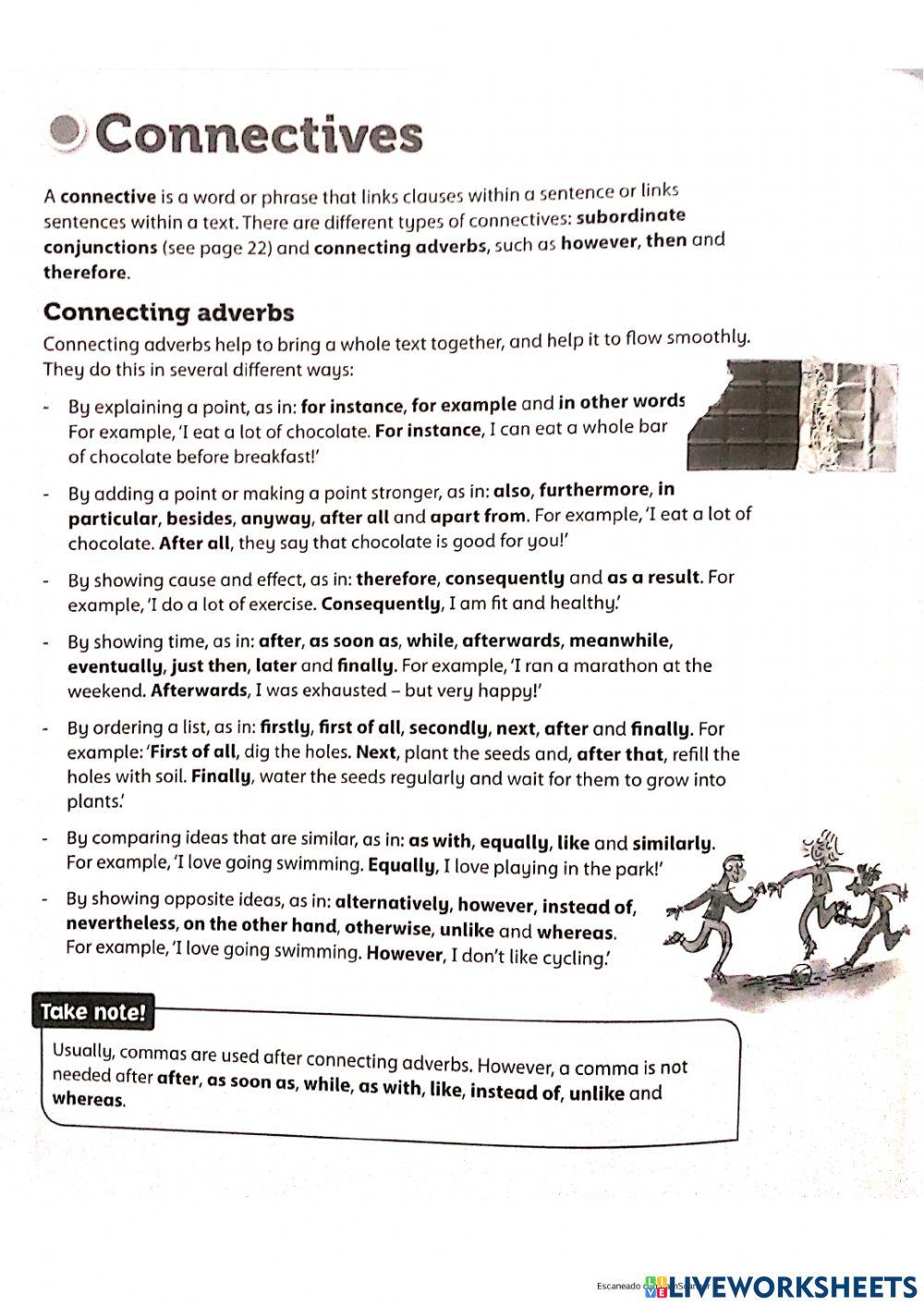 Connectives B1 … | Free Interactive Worksheets | 932546