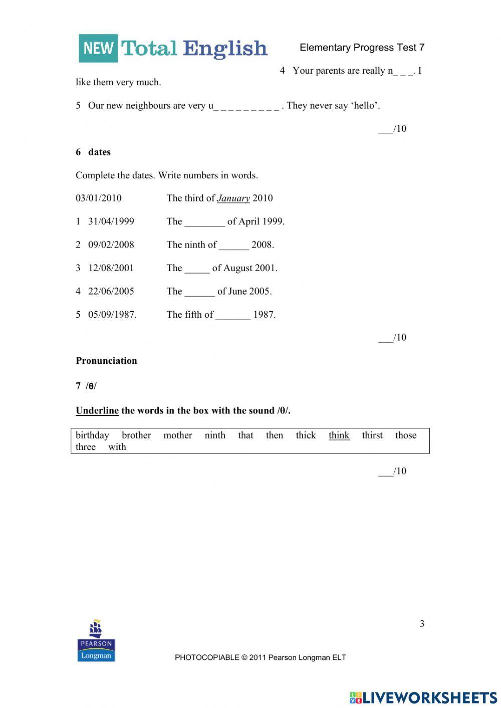 6550226 | New Total English Unit 7 | MonikaSperling