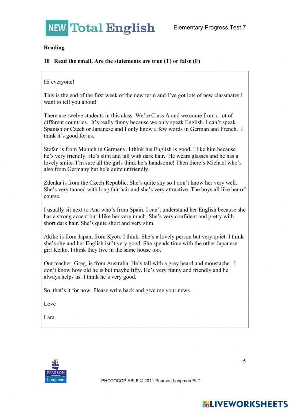 6550226 | New Total English Unit 7 | MonikaSperling