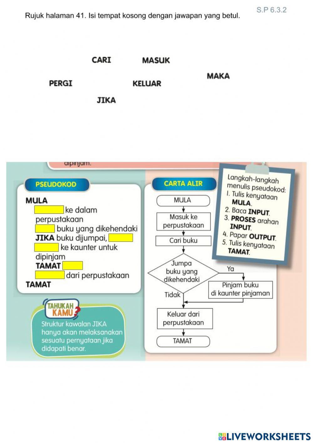 Rbt t5 m41 worksheet | Live Worksheets