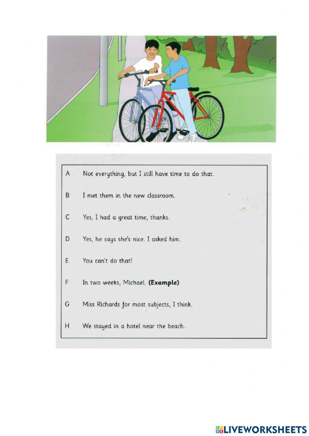 FLYERS READING … | Free Interactive Worksheets | 6550926