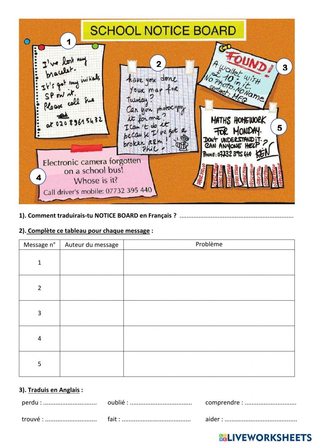 6550961 | SCHOOL NOTICE BOARD | ReturnofVivi