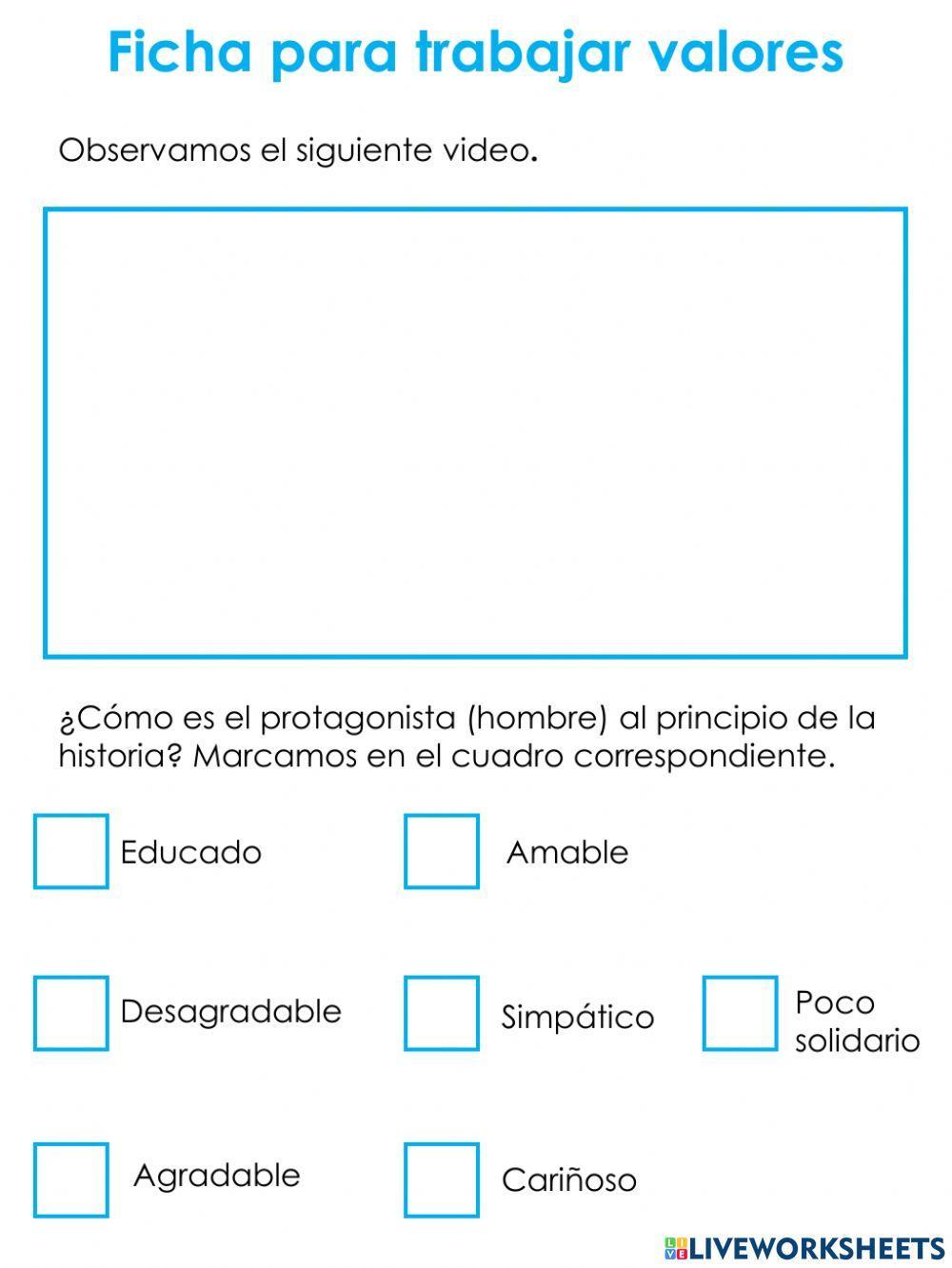 Solidaridad worksheet for Segundo | Live Worksheets