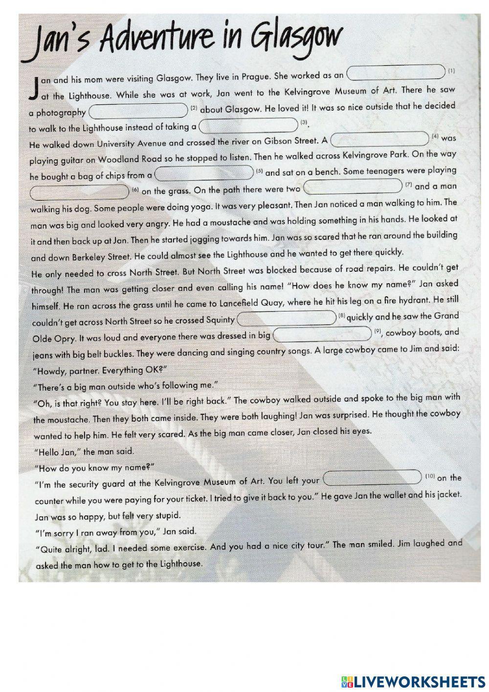 Bloggers 3 | Free Interactive Worksheets | 934800