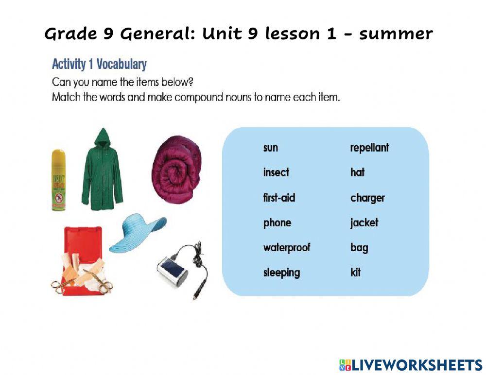 Matching activity online pdf worksheet | Live Worksheets