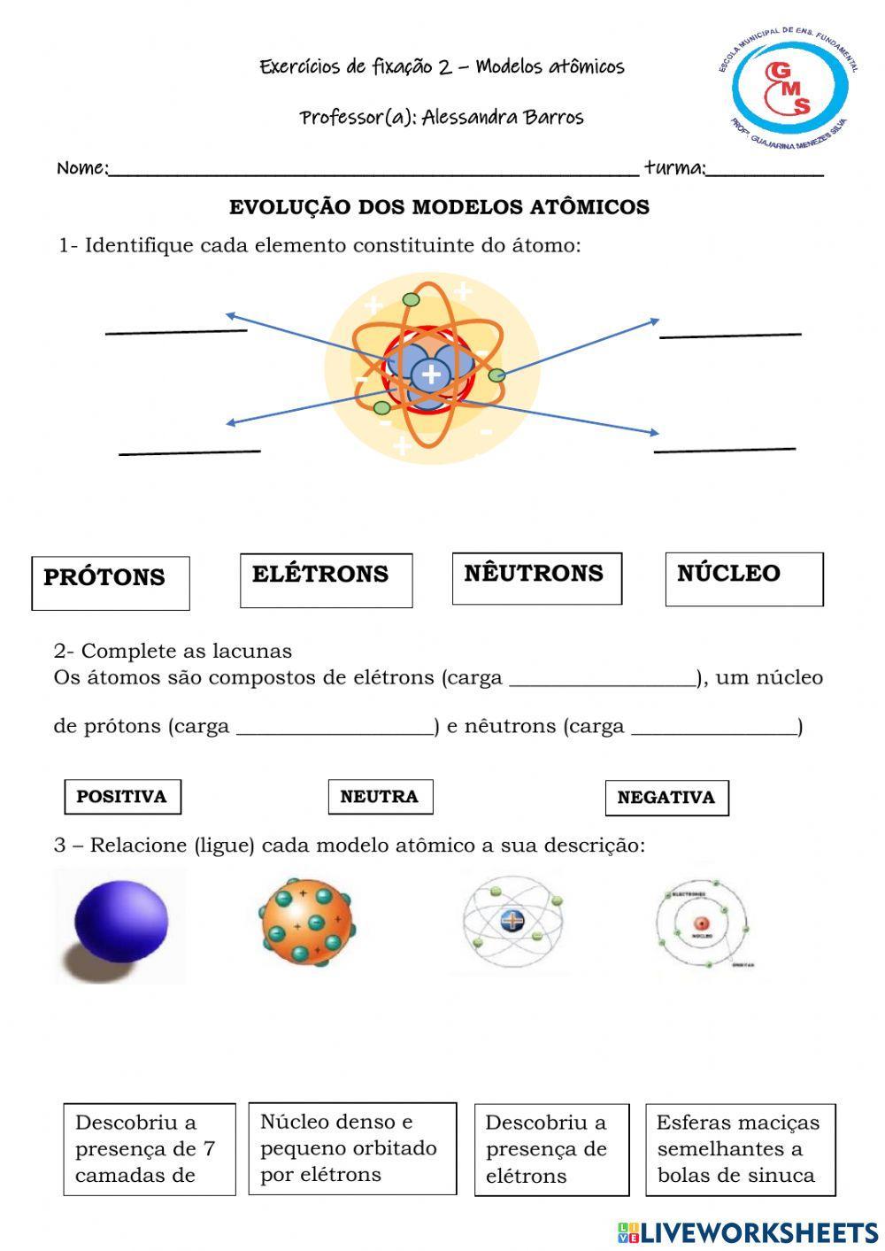 Modelo De Estrutura Atomica