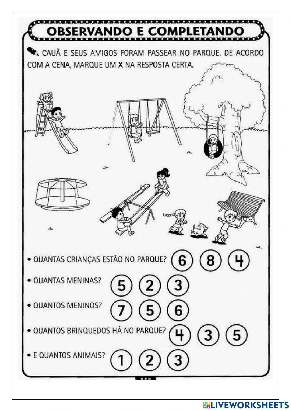Sitio do pica pau activity | Live Worksheets